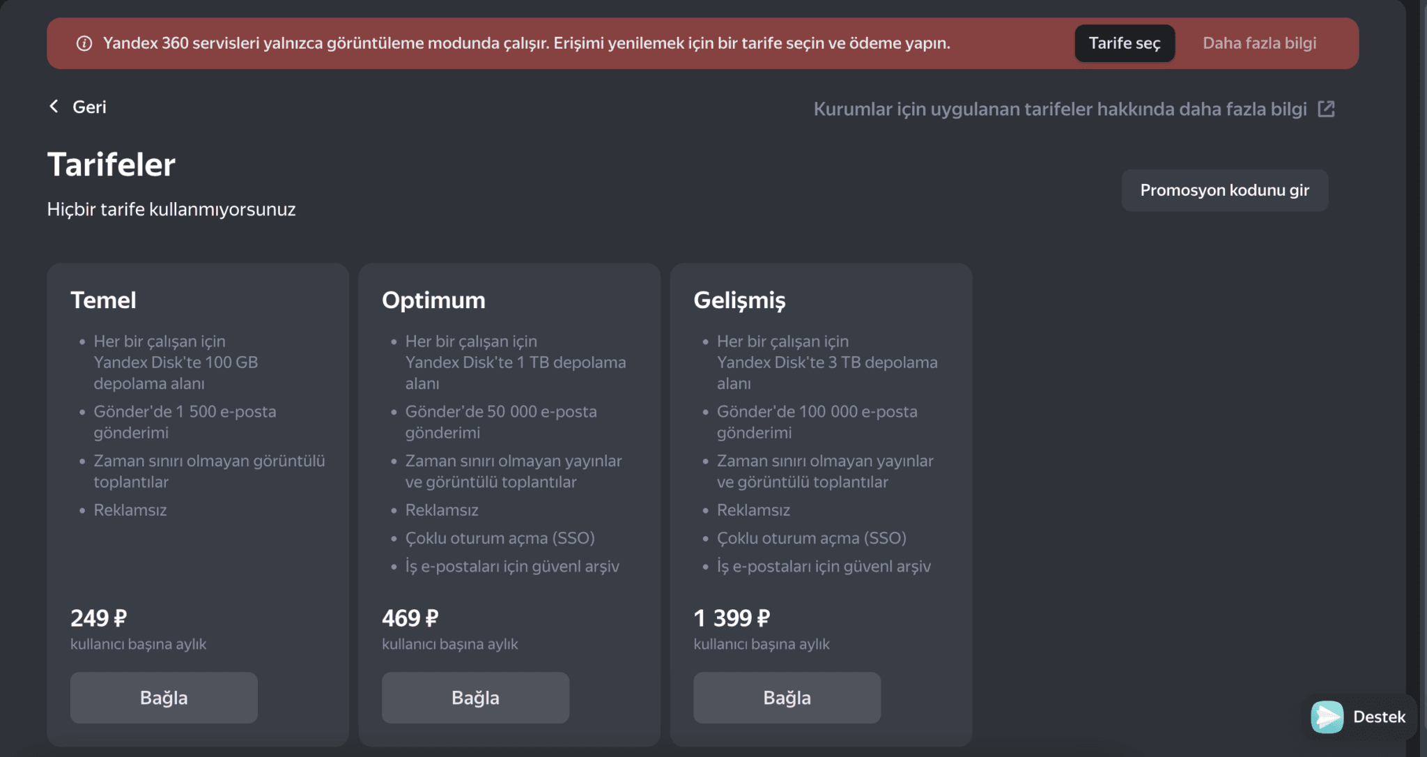 Yandex Kurumsal Mail Kapandı Mı? - Istcode